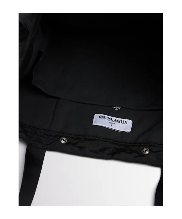 Stone Island Coated Nylon Tote Bag - Black