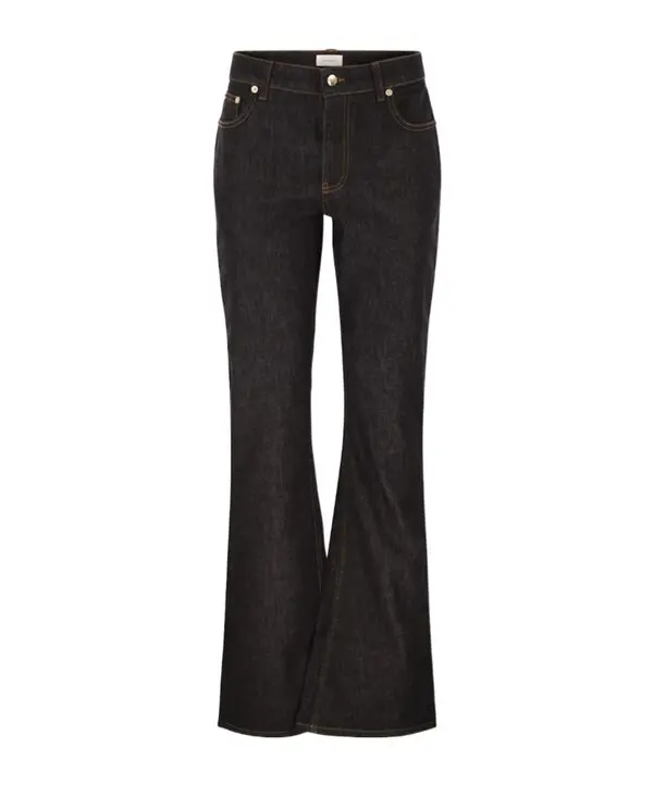 Fabiana Filippi Denim Trousers - Black