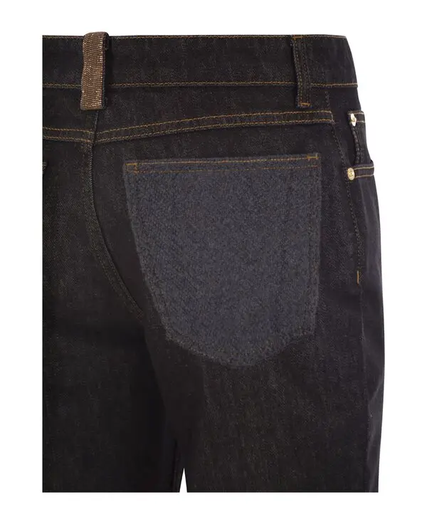 Fabiana Filippi Five Pocket Flare Denim Trousers