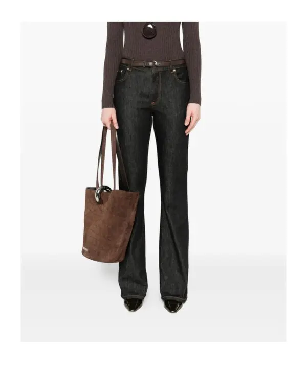 Fabiana Filippi Five Pocket Flare Denim Trousers