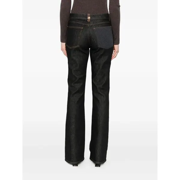 Fabiana Filippi Five Pocket Flare Denim Trousers