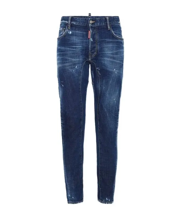 Dsquared2 Distressed Skinny Jeans - Blue