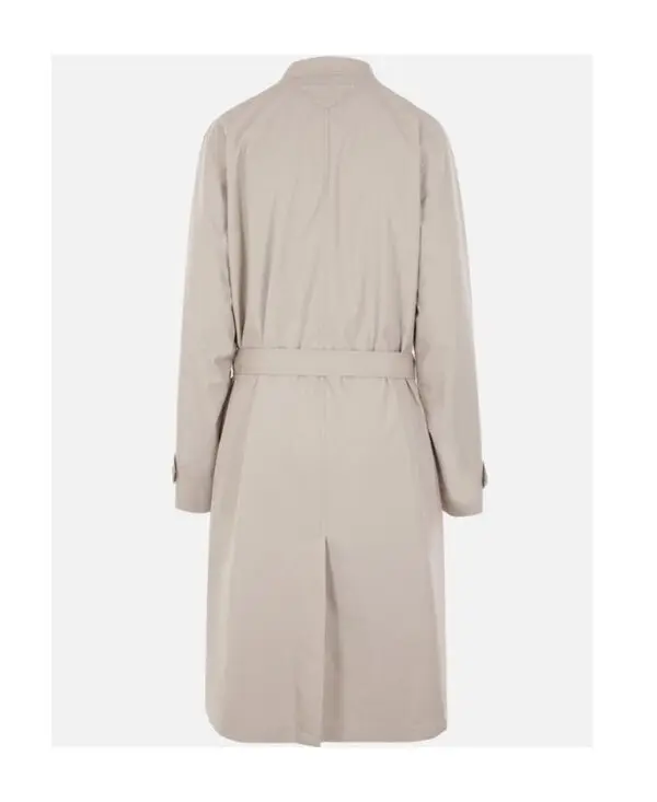 Prada Double-breasted Belted Trench Coat
