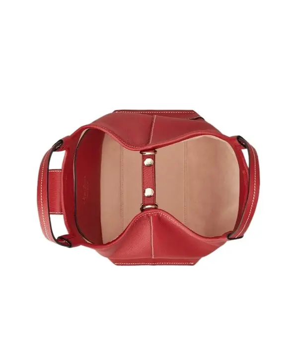 ROGER VIVIER Viv Choc" Mini Shopping Bag In Leather