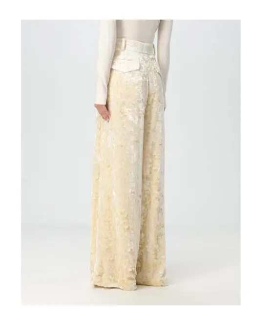 JIL SANDER High-shine Wide-leg Trousers