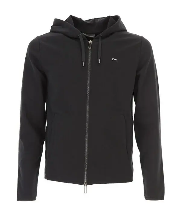 Emporio Armani Logo Plaque Hoodie