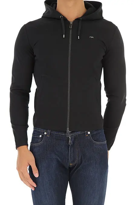 Emporio Armani Logo Plaque Hoodie