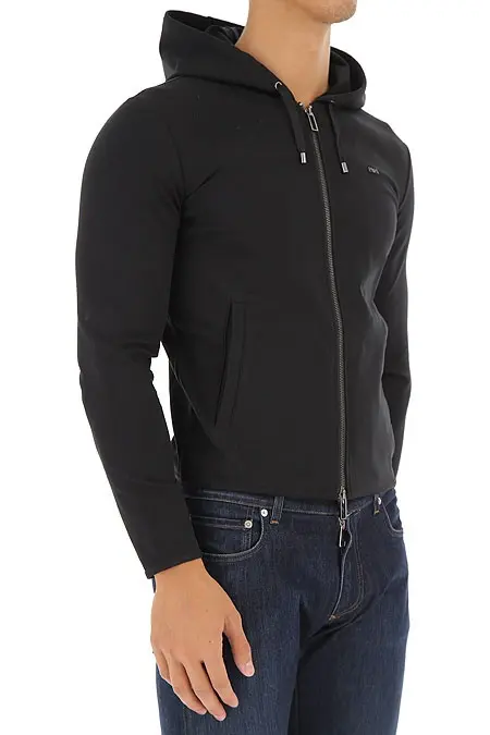 Emporio Armani Logo Plaque Hoodie