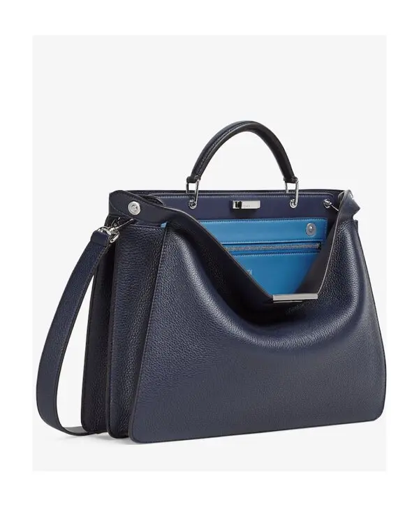 Fendi Peekaboo Iseeu Medium Tote Bag - Blue