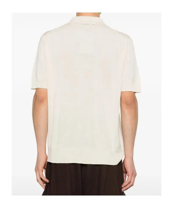 VIVIENNE WESTWOOD Button-front Knit Polo Shirt - White