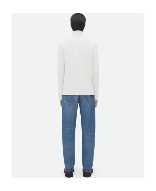 Bottega Veneta Logo High-necked Long-sleeved T-shirt