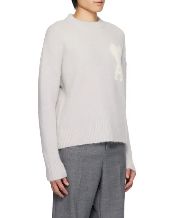 AMI Paris De Coeur Crew Neck Jumper