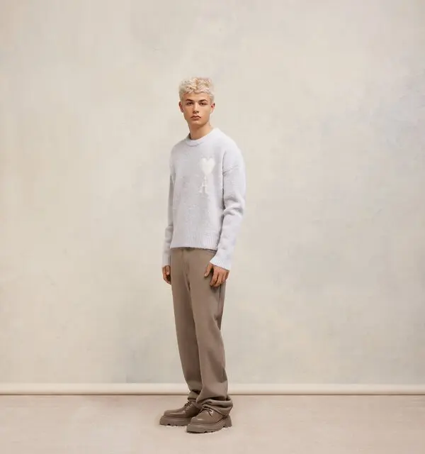 AMI Paris De Coeur Crew Neck Jumper