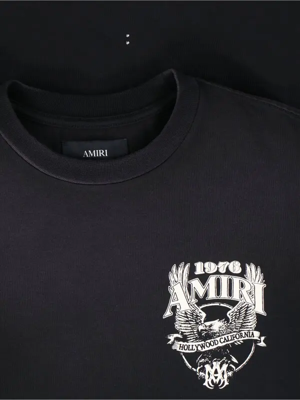 Amiri Graphic Print Crewneck T-shirt