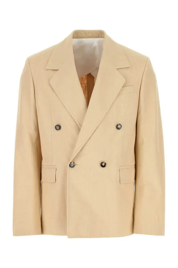 Bottega Veneta Double Breasted Textured Jacket - No