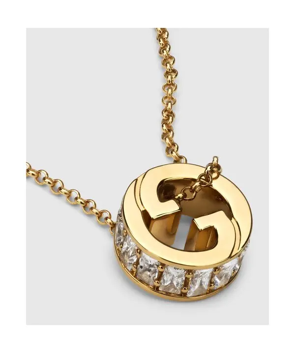 Gucci Blondie Crystal Pendant Necklace