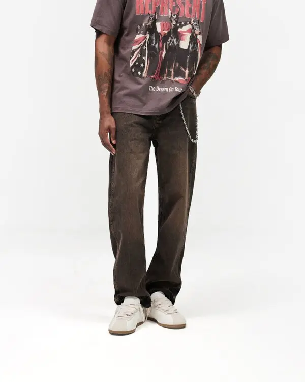 REPRESENT R2 Straight-leg Jeans - Bark