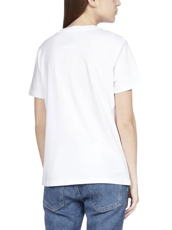 Moschino Milano Logo T-shirt - White