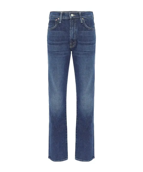 MOTHER High-rise Straight-leg Jeans