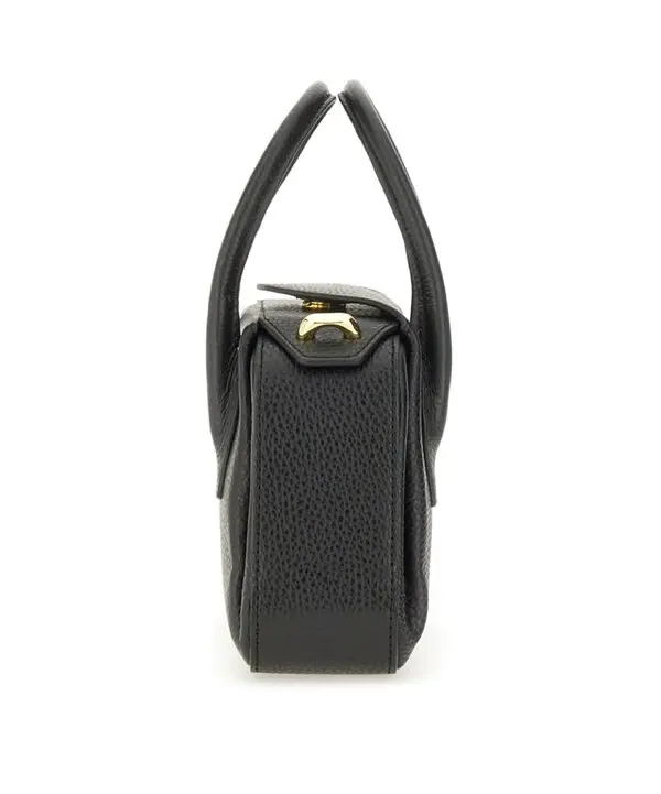 Yuzefi Zippered Shoulder Bag - Black