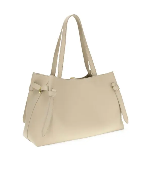 Yuzefi Gyoza Knotted Shoulder Bag - Nude
