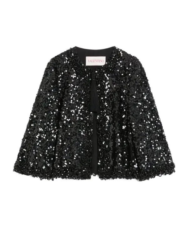 Valentino Garavani Embellished Sequin Jacket