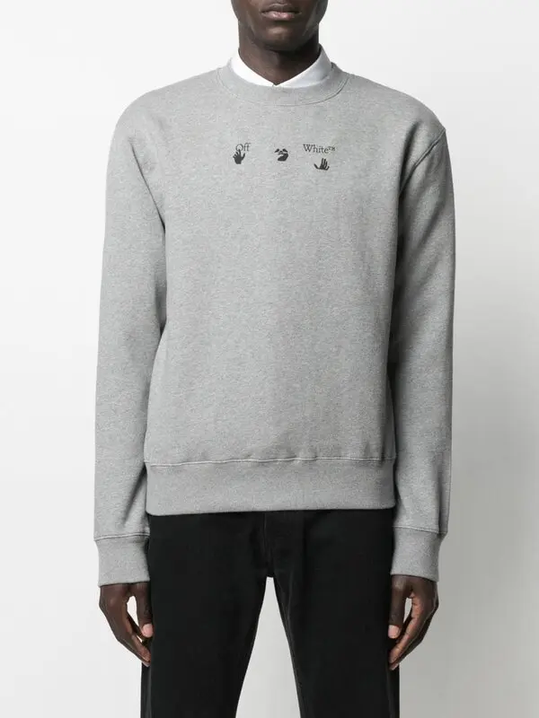 Off-White Arrows Logo Print Sweatshirt