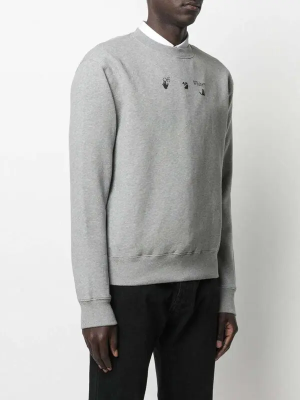 Off-White Arrows Logo Print Sweatshirt