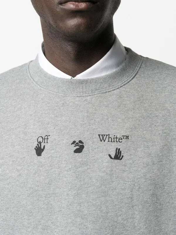 Off-White Arrows Logo Print Sweatshirt