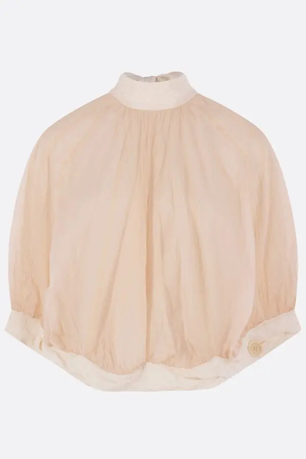 Comme Des Garçons Tao Tie-neck Curved Top