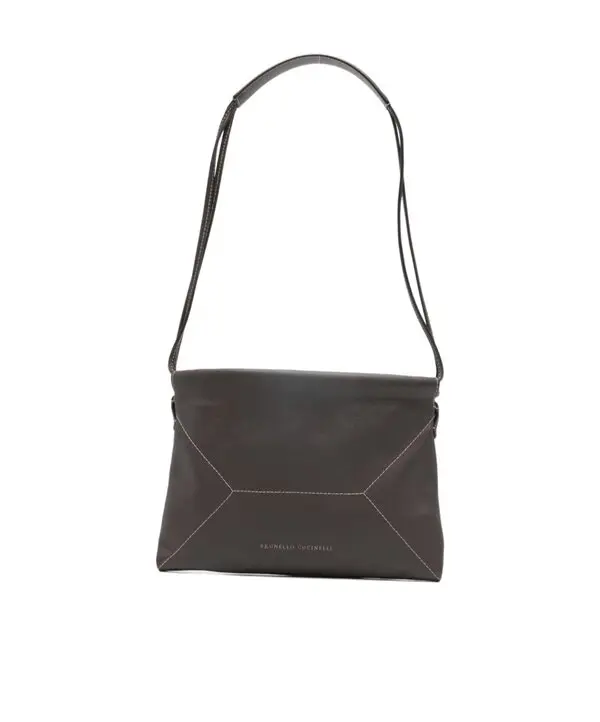 Brunello Cucinelli Leather Mini Crossbody Shoulder Bag