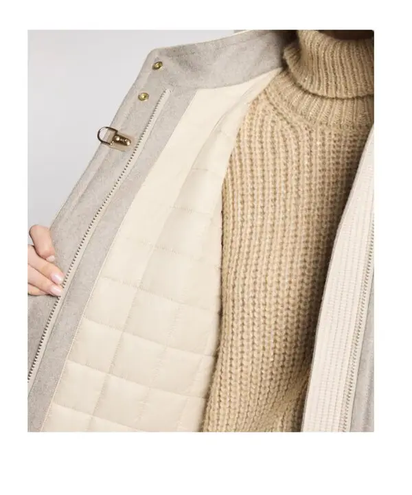 FAY Quilted Wool-blend Parka With Removable Hood