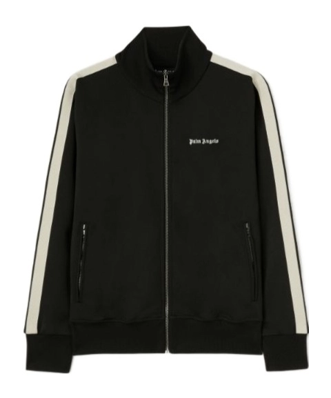 Palm Angels Logo Printed Zipped Track Jacket