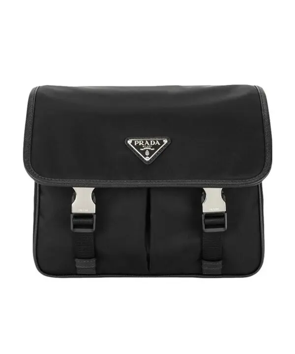 Prada Re-nylon Shoulder Bag - Black