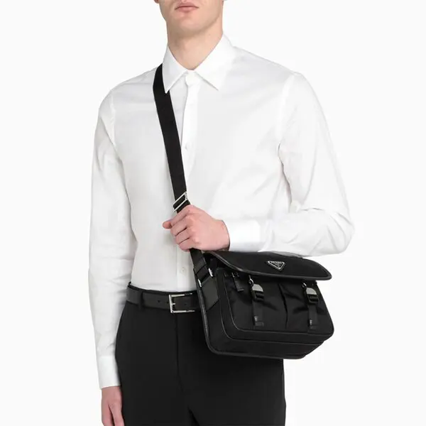 Prada Re-nylon Shoulder Bag - Black