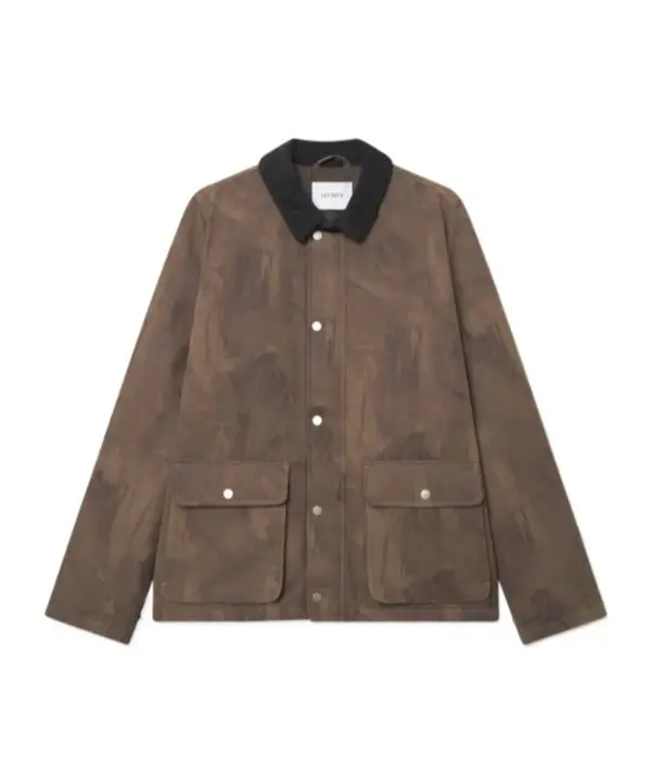 LES DEUX Corduroy-collar Jacket - Brown