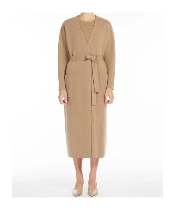 Max Mara Gestro V-neck Belted Cardigan
