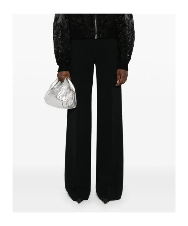 Ermanno Scervino Wide-leg Crepe Trousers