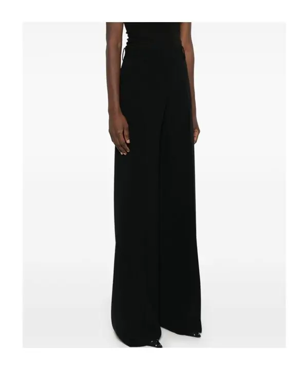 Ermanno Scervino Wide-leg Crepe Trousers