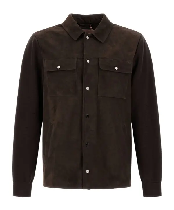 Herno Paneled Jacket - Black