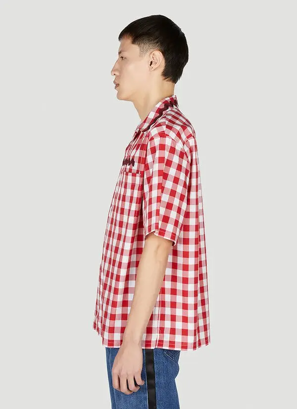 Prada Lapel Short-sleeved Shirt