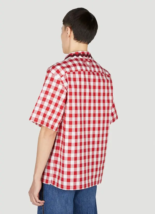 Prada Lapel Short-sleeved Shirt