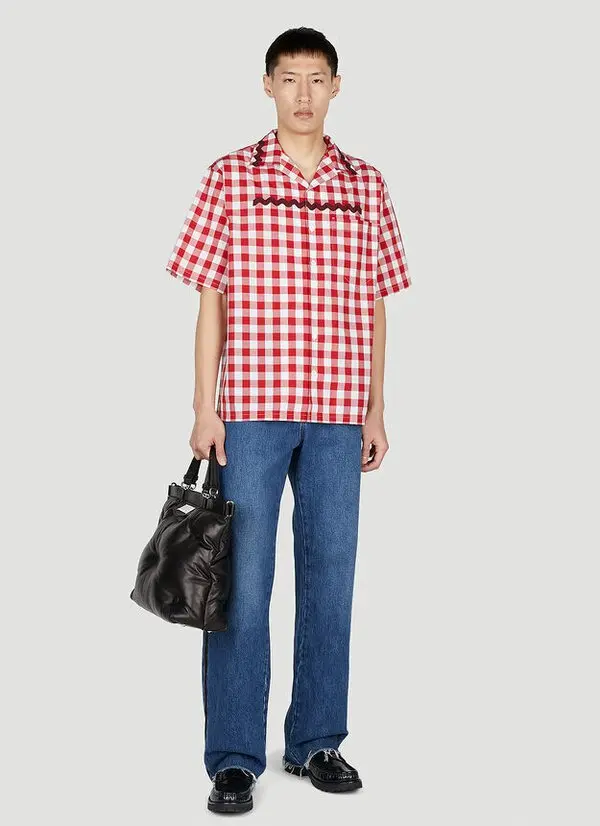 Prada Lapel Short-sleeved Shirt