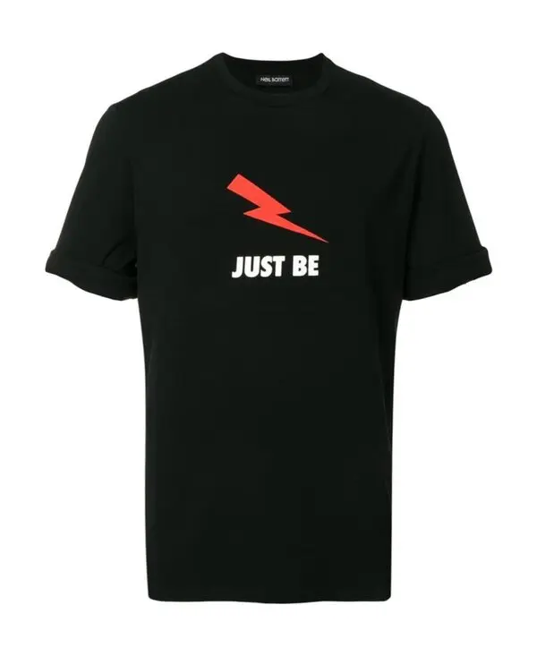 Neil Barrett Printed T-shirt With Round Neck