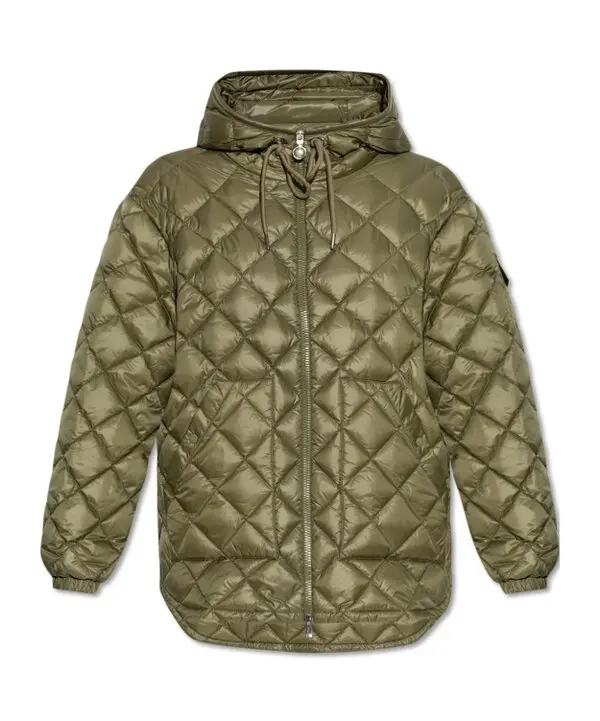 Moncler Quilted Zip-up Down Jacket - Green