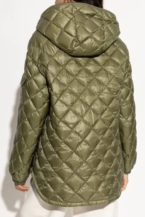 Moncler Quilted Zip-up Down Jacket - Green