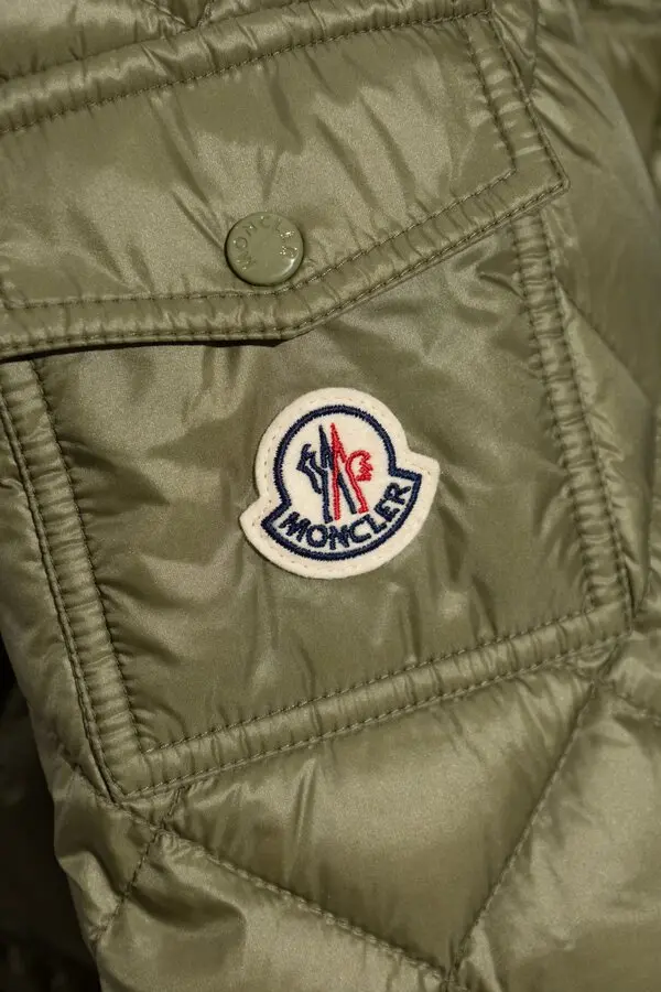 Moncler Quilted Zip-up Down Jacket - Green