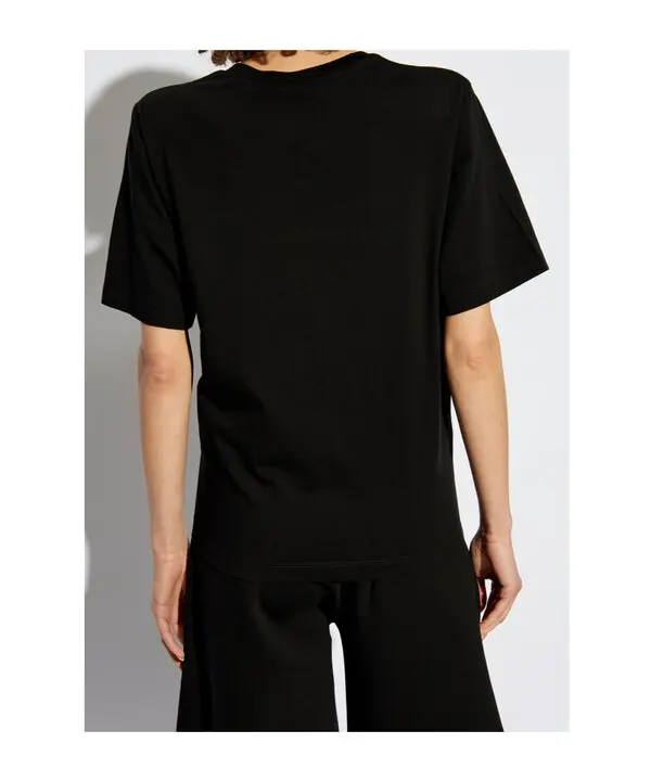 Dsquared2 Logo Rhinestone Embellished Crewneck T-shirt