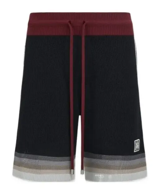 Amiri Ma Sport Logo-trim Shorts - Black