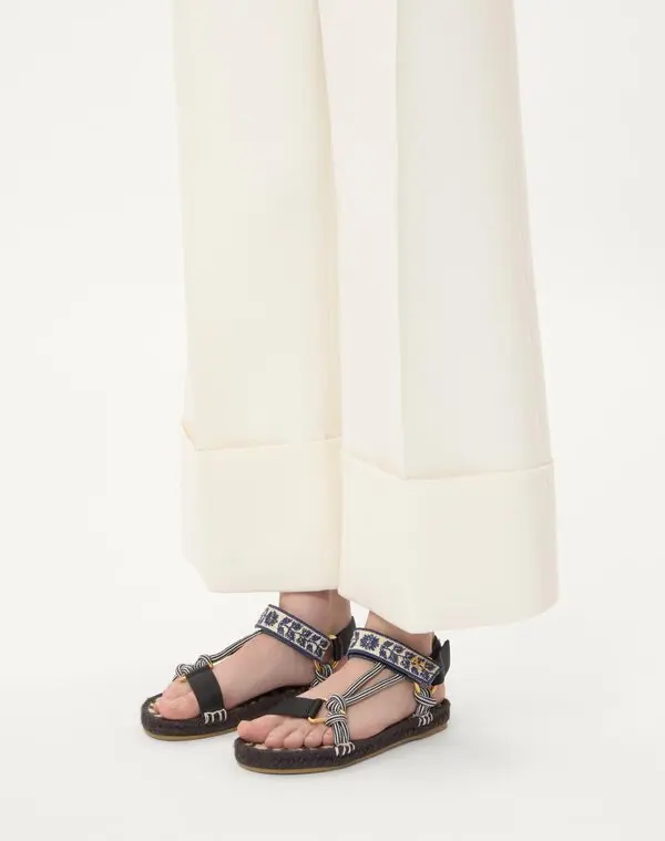 Valentino Garavani Open Toe Espadrille Sandal